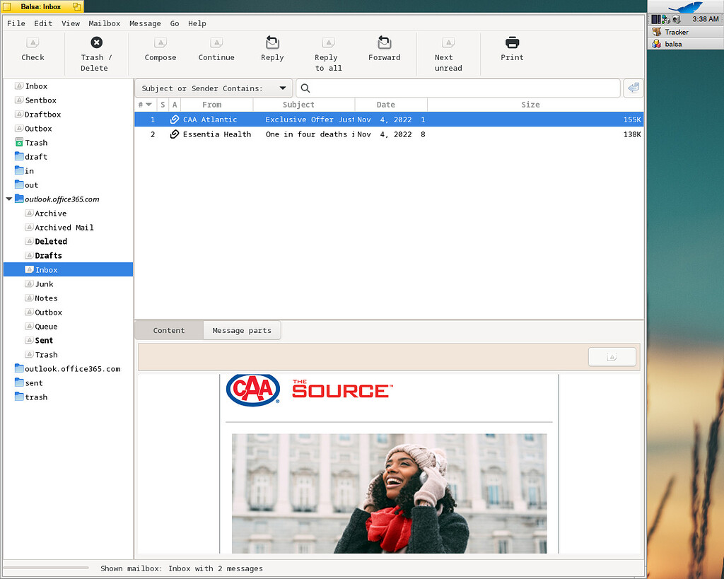 Balsa Email Client - Software - Haiku Community
