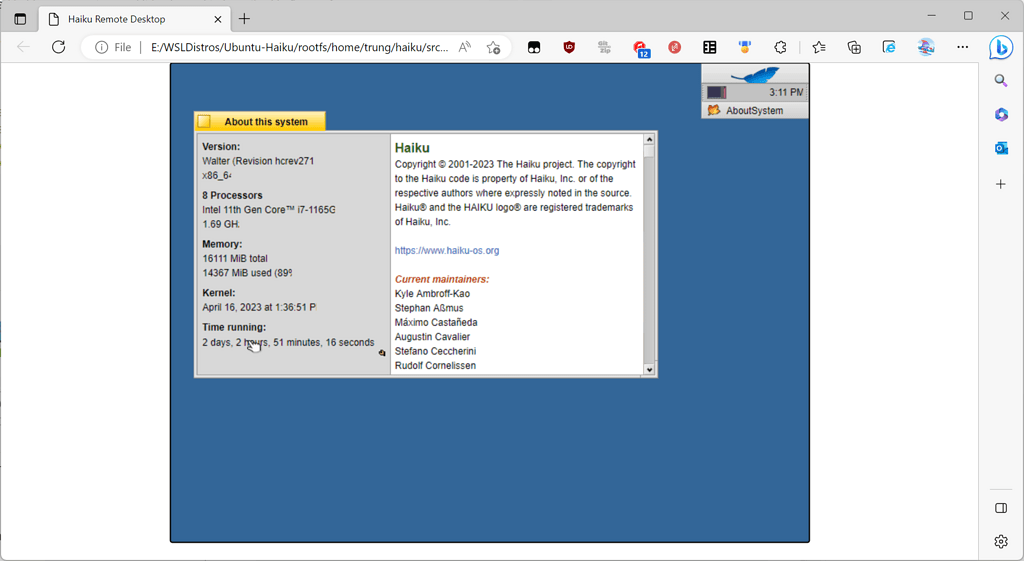 My progress on Haiku compatibility layer for Linux - Development - Haiku Community