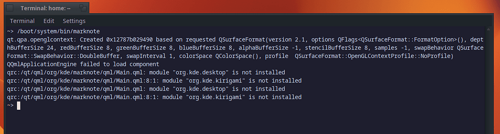Marknote port - Ports - Haiku Community